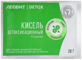 Кисель детоксикационный ягодный с клубникой/черникой/клюквой 20г 7 шт ...