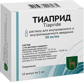 Тиаприд инструкция по применению, состав, побочные эффекты, показания ...